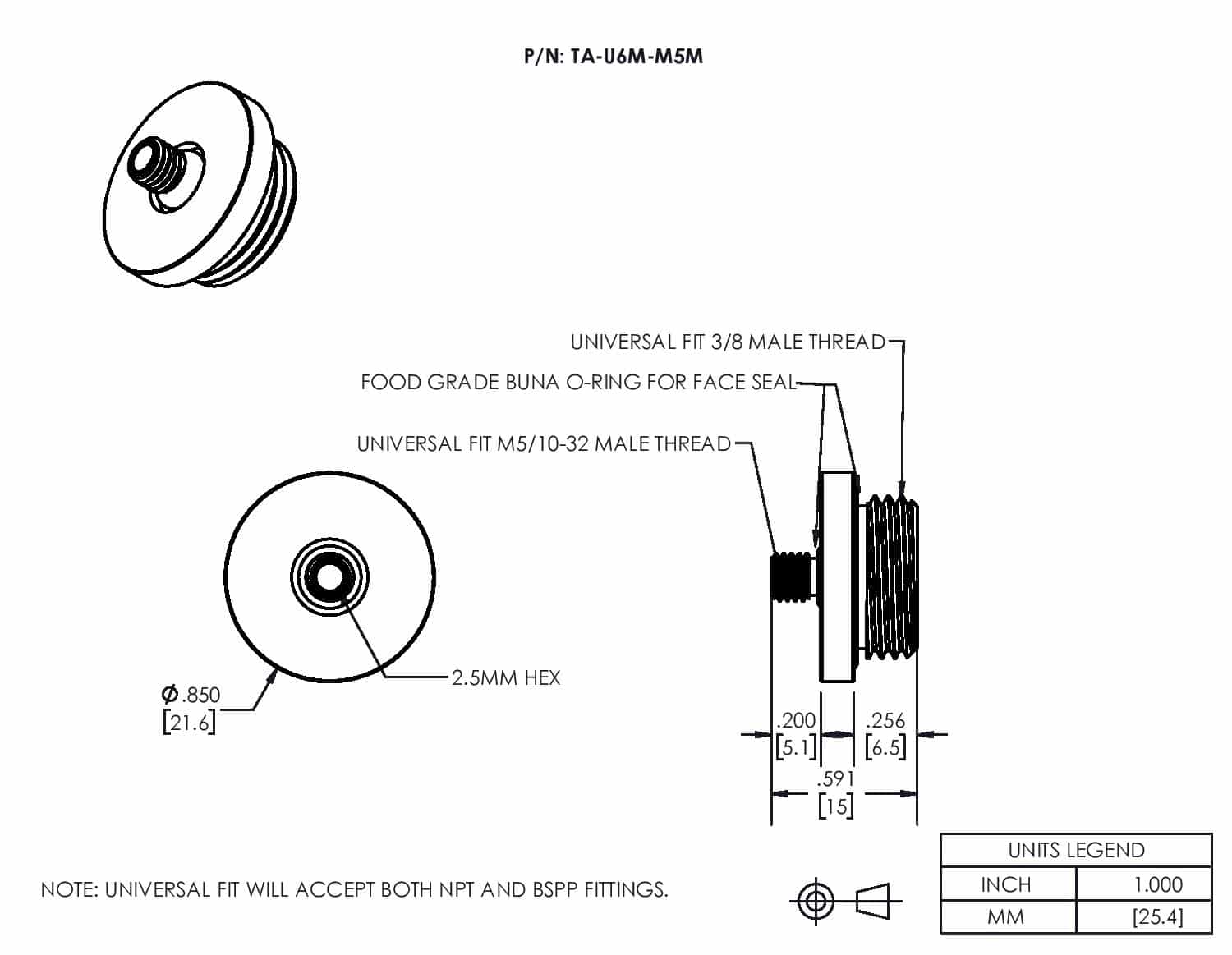 TA-U6M · Millibar Robotics