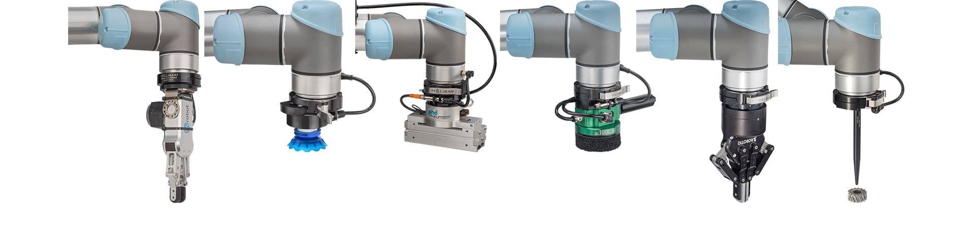 Manual Tool Changers · Universal Robots Certified · Millibar Robotics